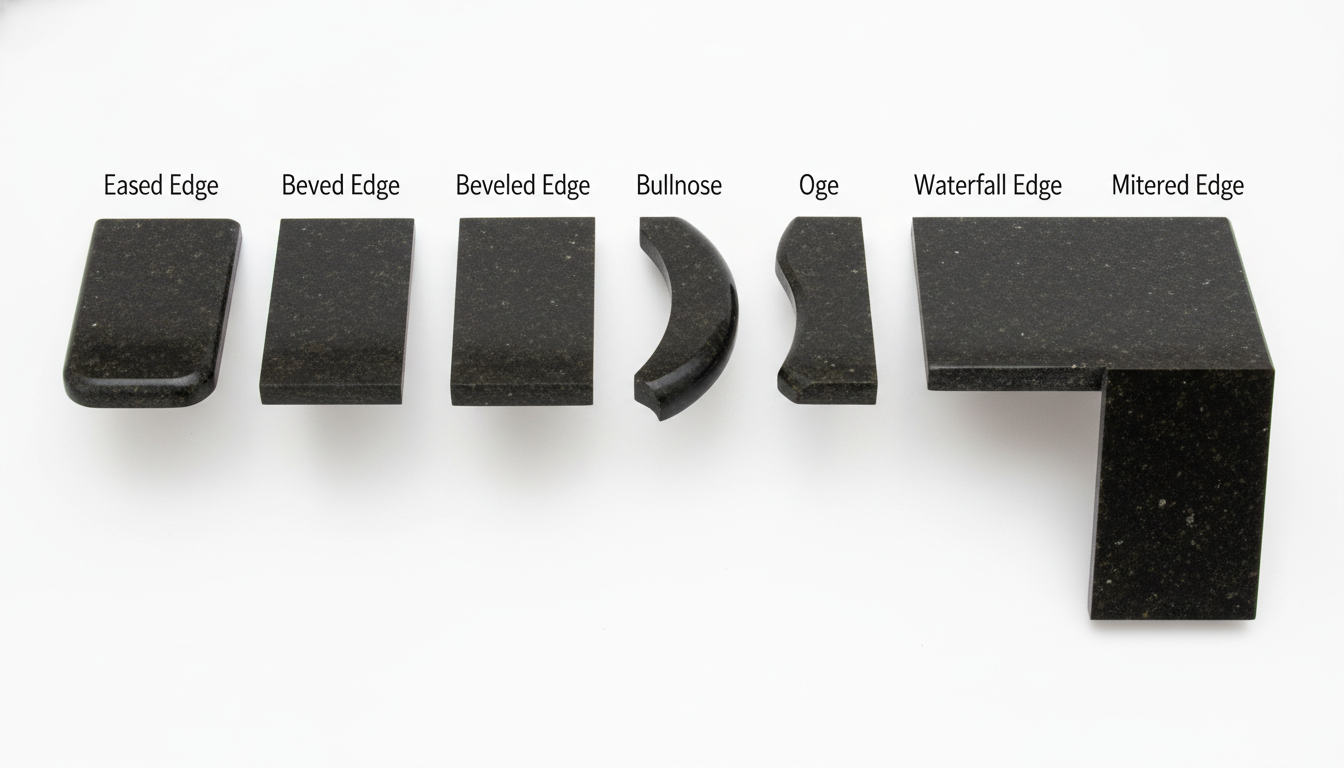 Countertop Edge Profiles Guide for Architects | Omni Surfaces