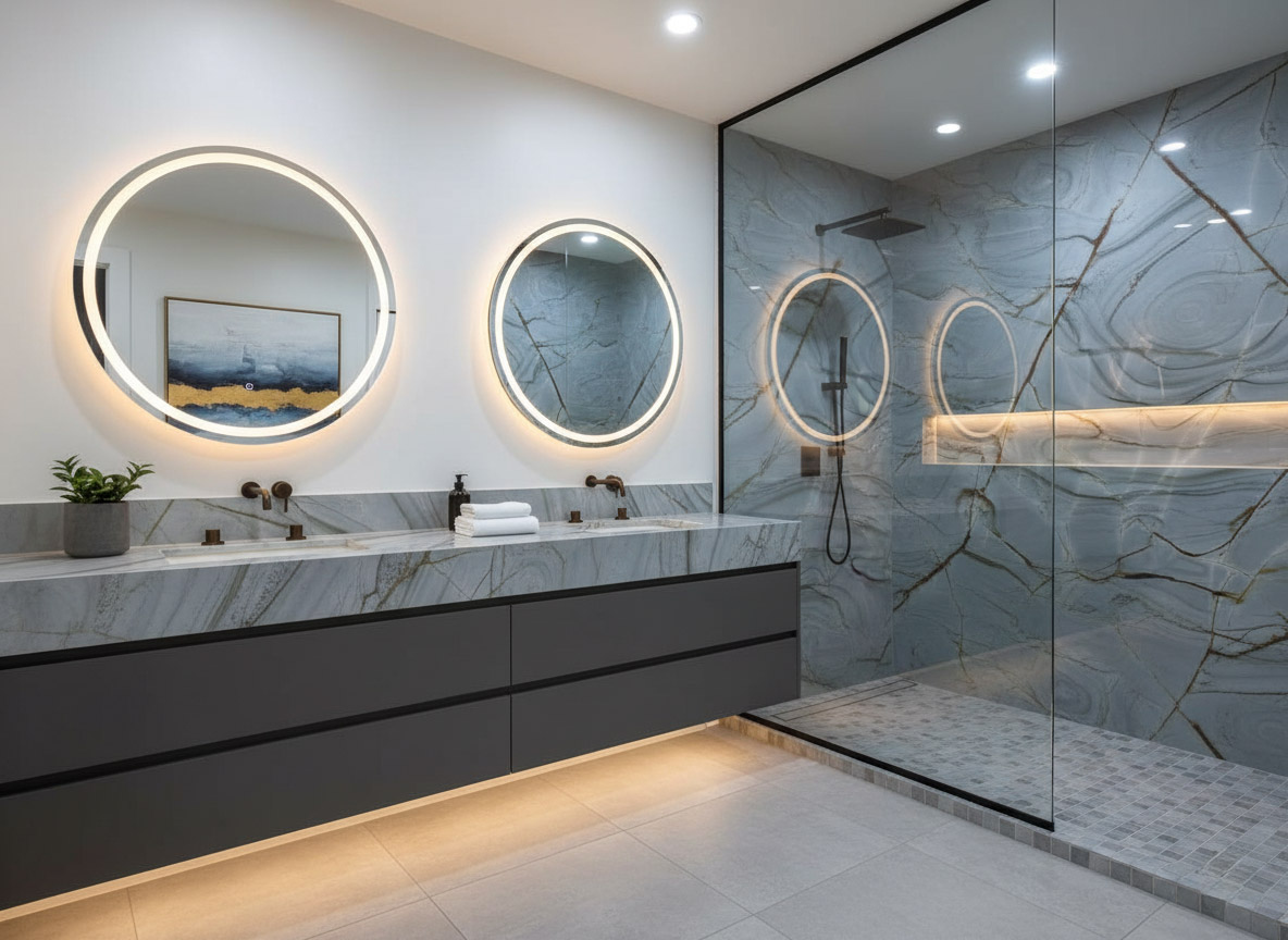 Blue Roma Quartzite Countertops Houston | Omni Surfaces